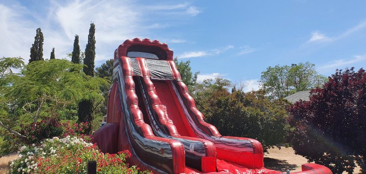 22' Volcano Water Slide 40' L 21' W 22' H - Big AZ Inflatables - High ...