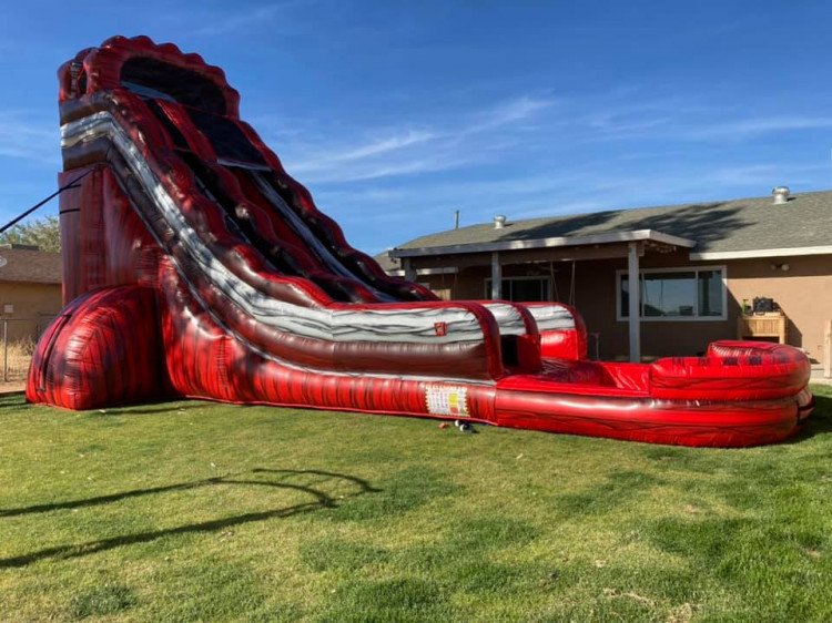22' Volcano Water Slide 40' L 21' W 22' H - Big AZ Inflatables - High ...