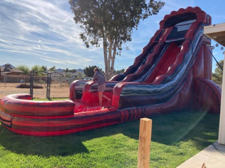 22' Volcano Water Slide 40' L 21' W 22' H - Big AZ Inflatables - High ...