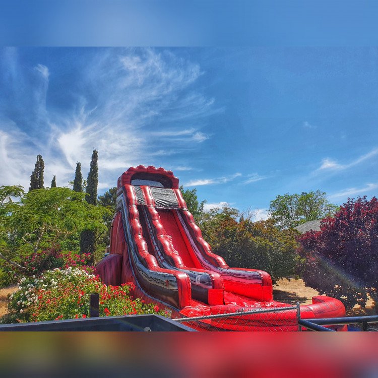 22' Volcano Water Slide 40' L 21' W 22' H - Big AZ Inflatables - High ...